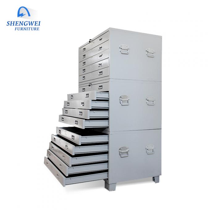 Office Horizontal Map File Metal Drawing Cabinet For A0 And A1 Drawings