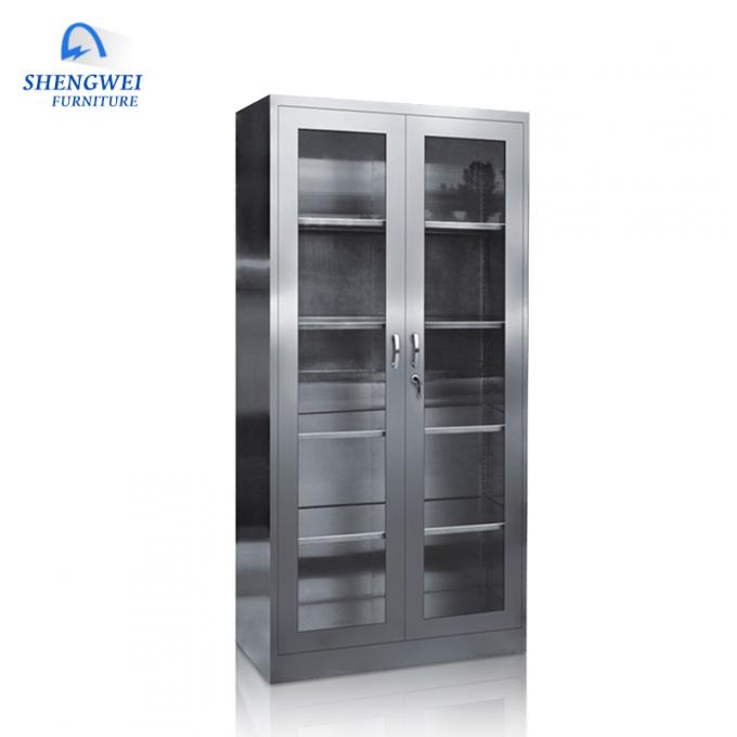 Lockable Stainless Steel Cabinet