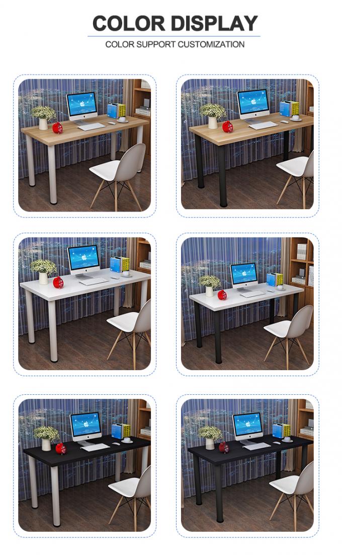 Metal Legs Steel Executive Desk Student Writing Computer Desk For Small ...