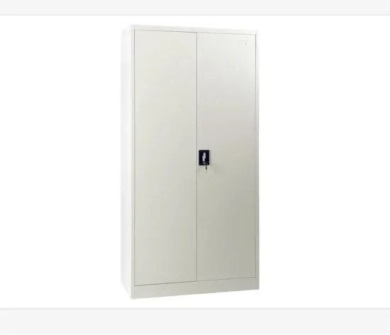 Home Office Steel Cupboard 2 Door Metal File Cabinet With 4 Adjustable ...
