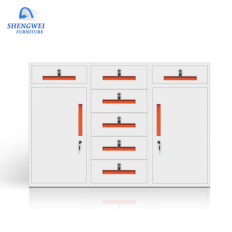 3 Sections Half Height Cabinet